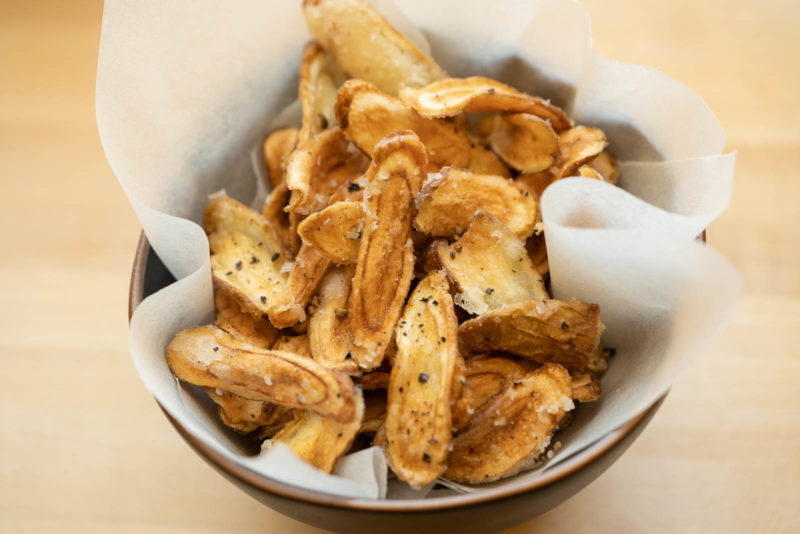 Burdock Root and Peppercorn Chips (3 ways) - Adventures of Carlienne