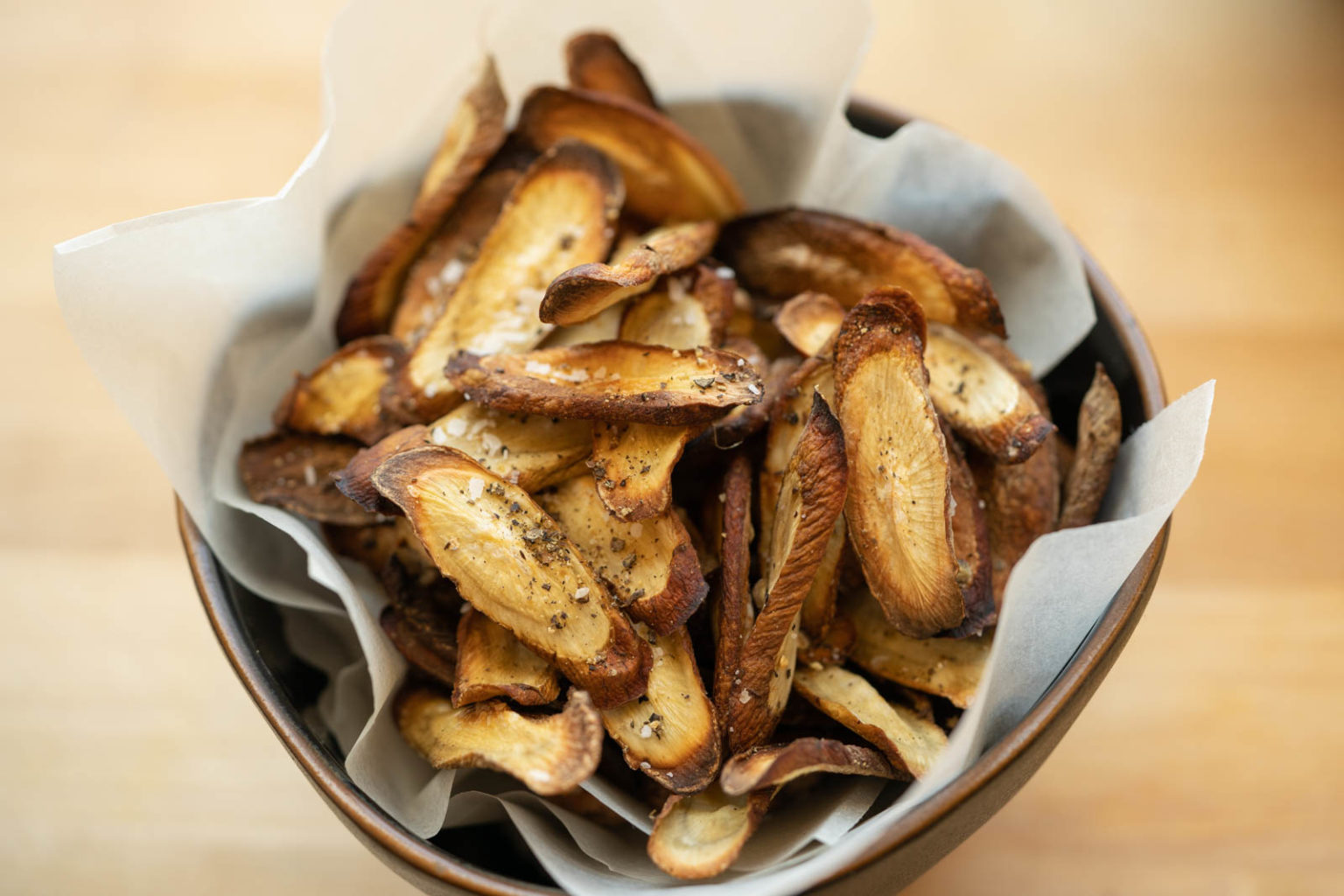 Burdock Root and Peppercorn Chips (3 ways) - Adventures of Carlienne
