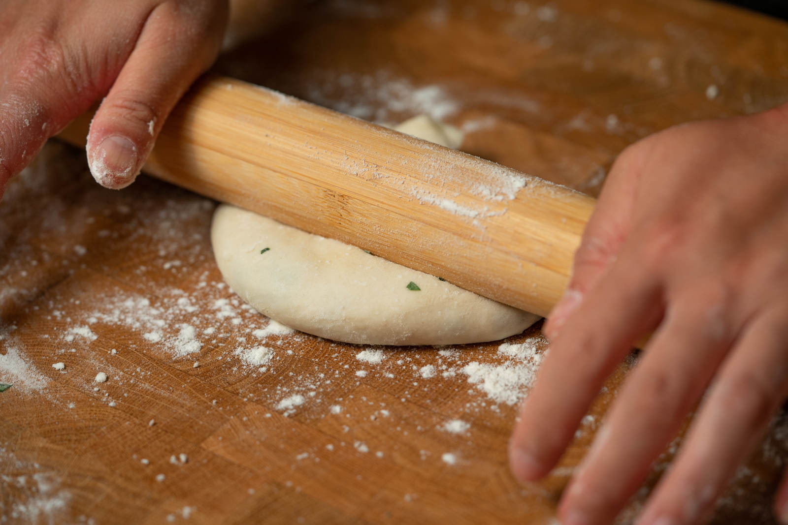 Moringa Green Onion Pancakes - Adventures of Carlienne