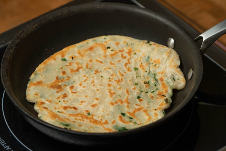 Moringa Green Onion Pancakes - Adventures of Carlienne