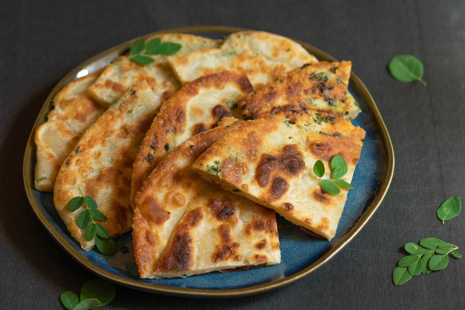 Moringa Green Onion Pancakes - Adventures of Carlienne