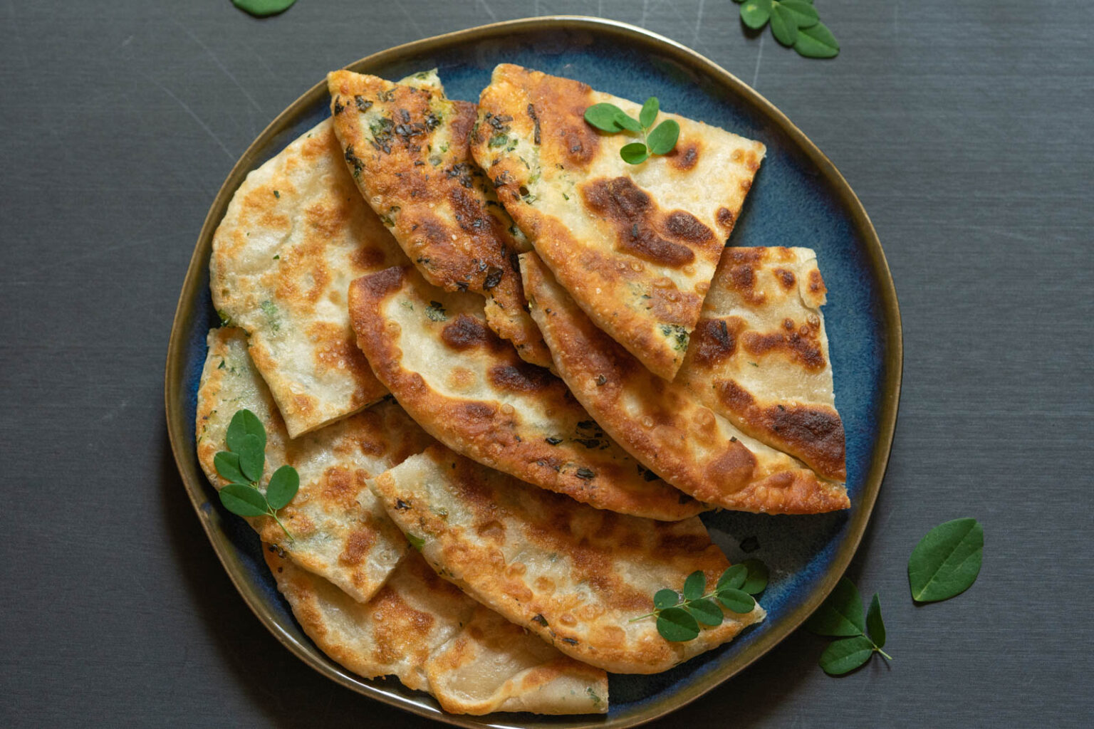 Moringa Green Onion Pancakes - Adventures of Carlienne